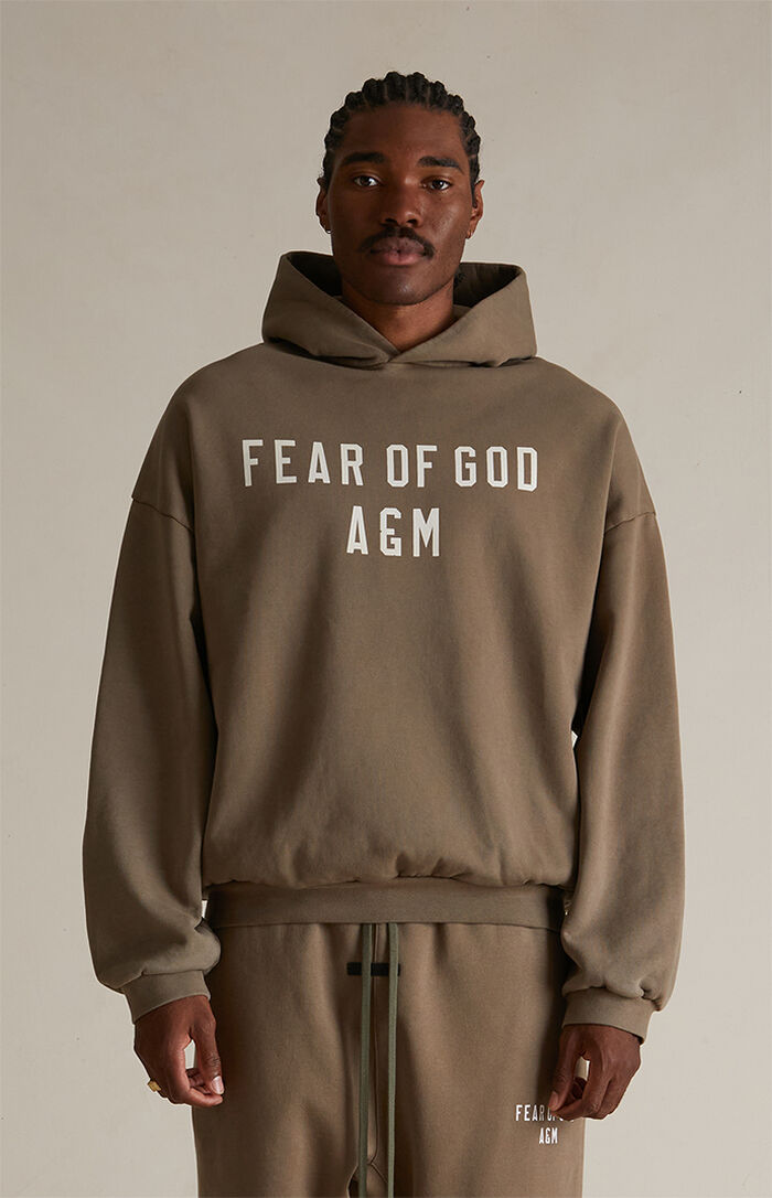 Fear of God ESSENTIALS Military Heavy Fleece Hoodie | Pacsun