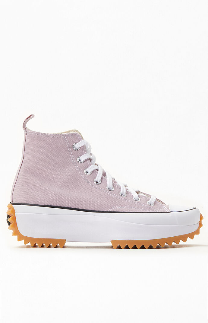 Converse Pink Run Star Hike Platform High Top Sneakers | PacSun