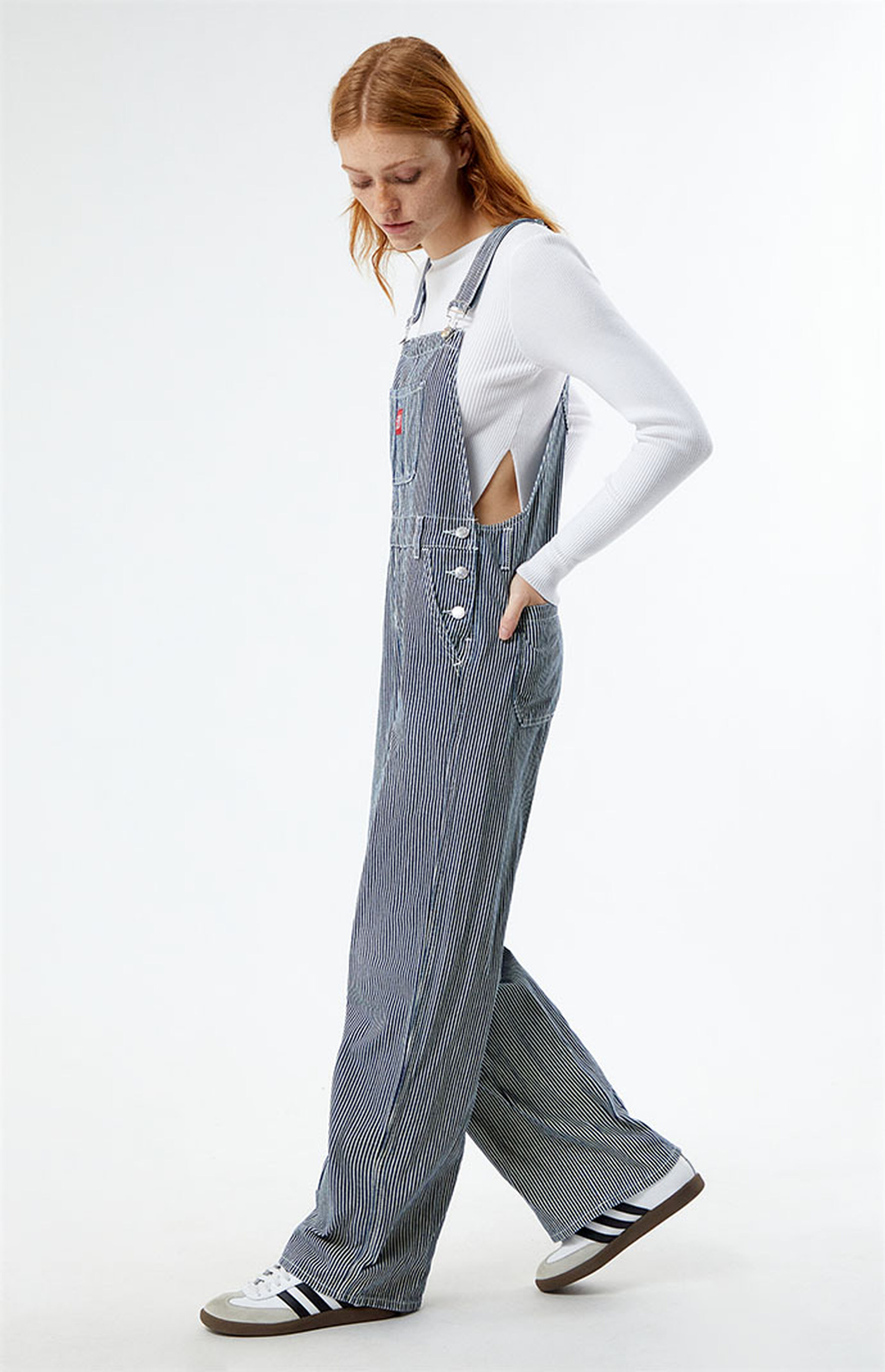 Budweiser By PacSun Striped Workwear Overalls | PacSun