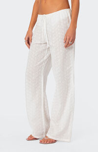 Edikted Miracle Cotton Lace Pants | Pacsun