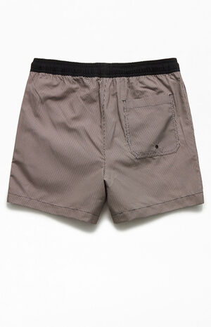 Pacsun Shoreline Mini Stripe 15" Swim Trunks | PacSun