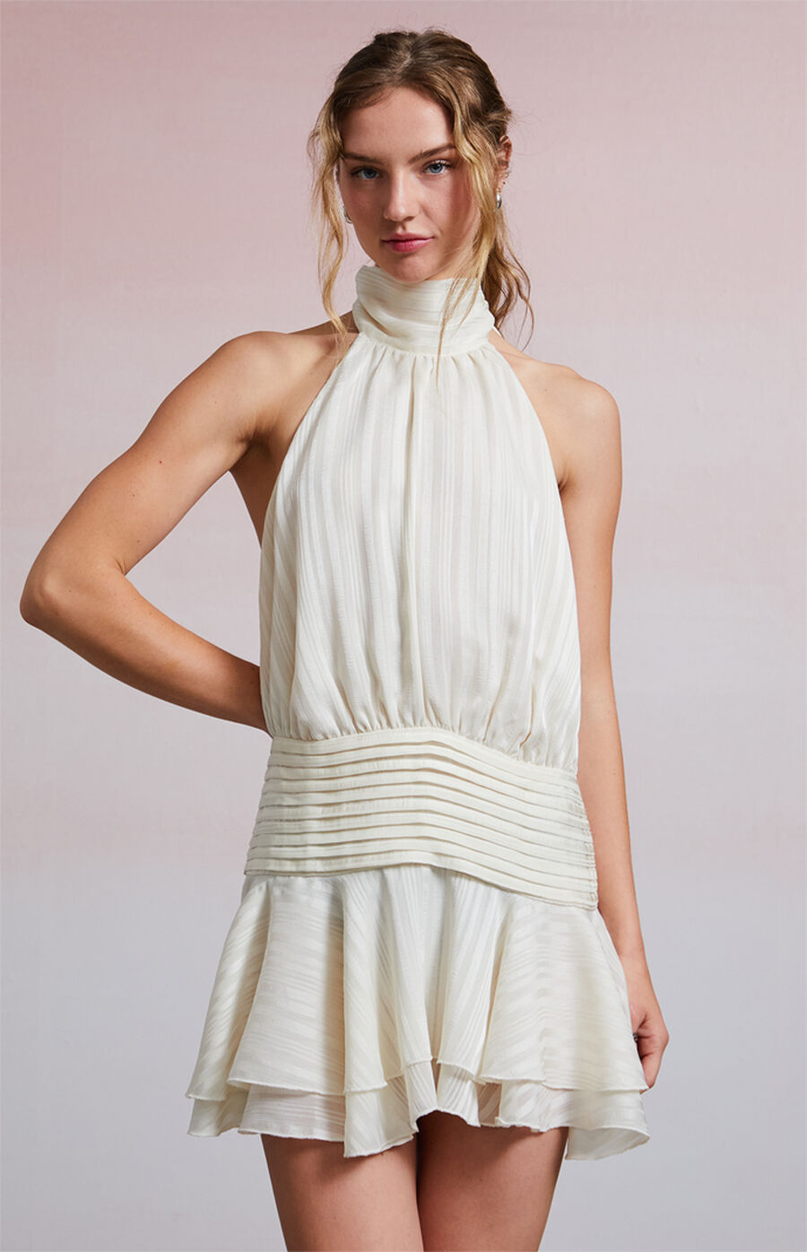 Third Charm Mira Tie Back Mini Dress | Pacsun