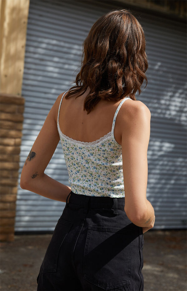 John Galt Floral Skylar Tank Top | PacSun