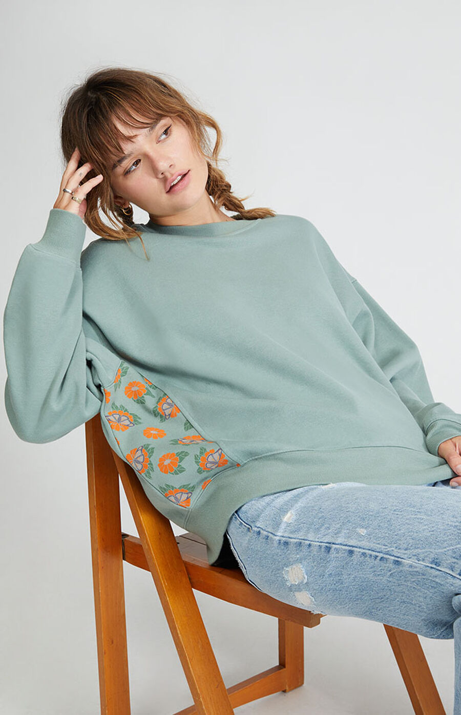 Pacsun Chair Lift Cozy Crew Neck Sweatshirt | Pacsun