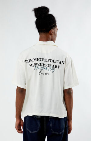 The Met x PacSun NYC Cropped Camp Shirt | PacSun