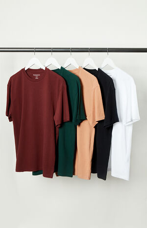 PS Basics 5 Pack Basic Reece T-Shirts | PacSun