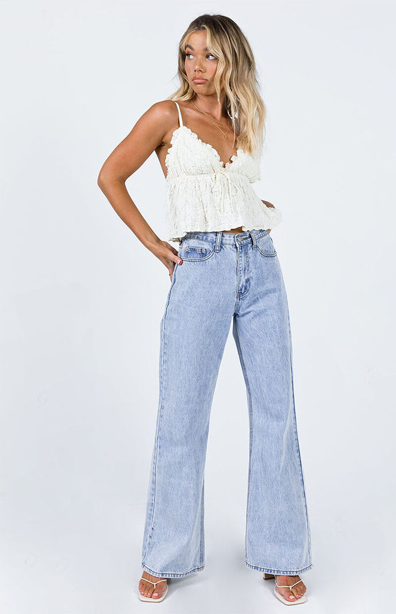 Princess Polly Cream Kellan Tank Top | PacSun