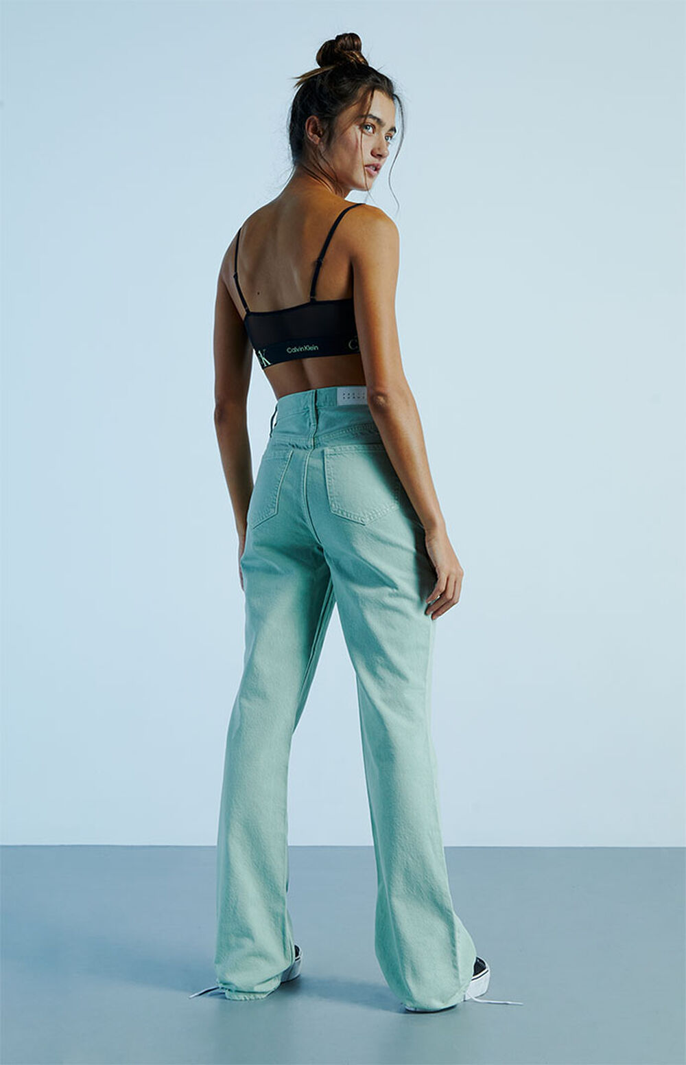 Pacsun Eco Aqua High Waisted Bootcut Jeans | PacSun