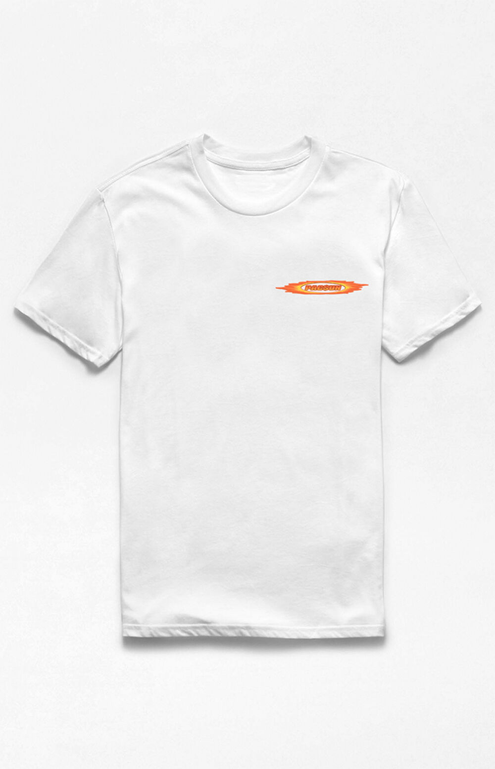 White Flames PacSun Logo T-Shirt | PacSun