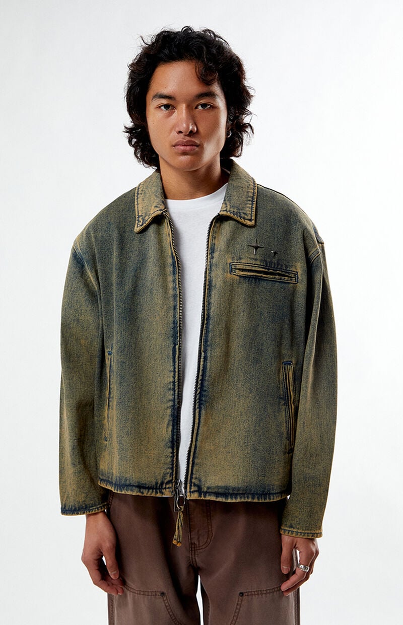 Pacsun Tint Washed Denim Gas Jacket | PacSun