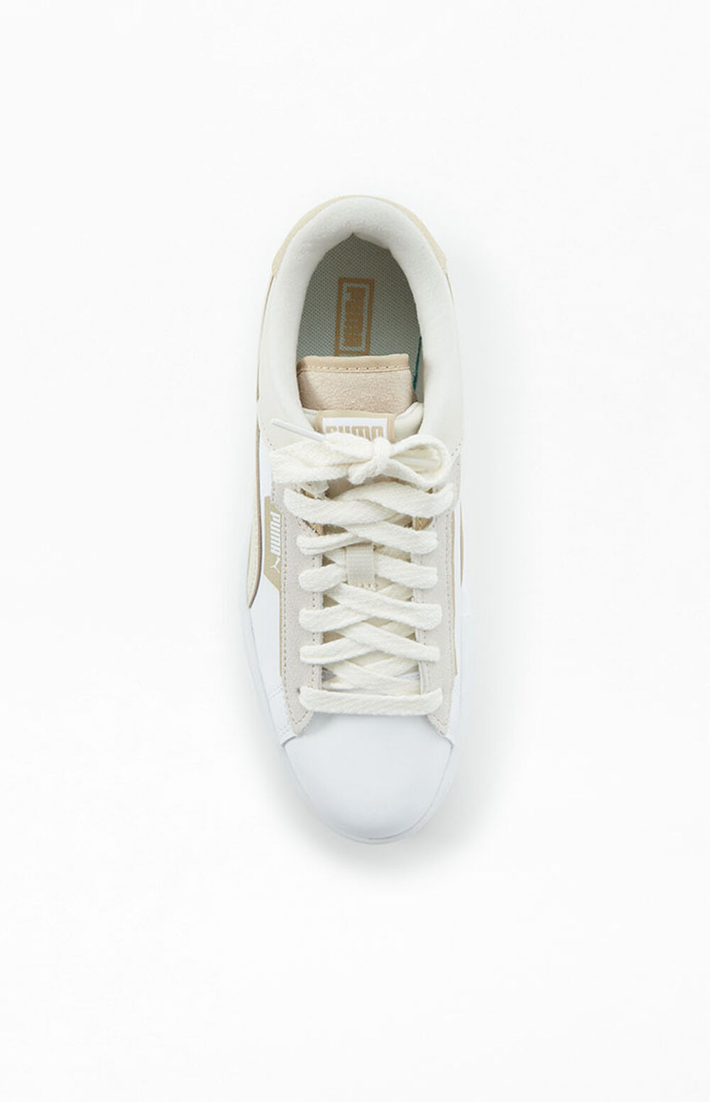 Puma Women's White Mayze Crashed Selflove Sneakers | Pacsun
