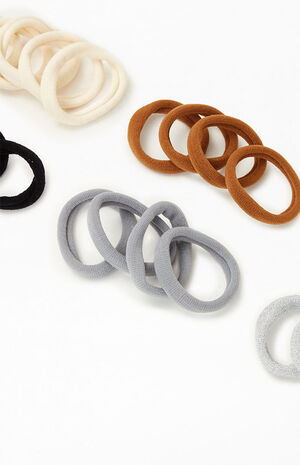 LA Hearts Solid Hair Tie Pack | Pacsun