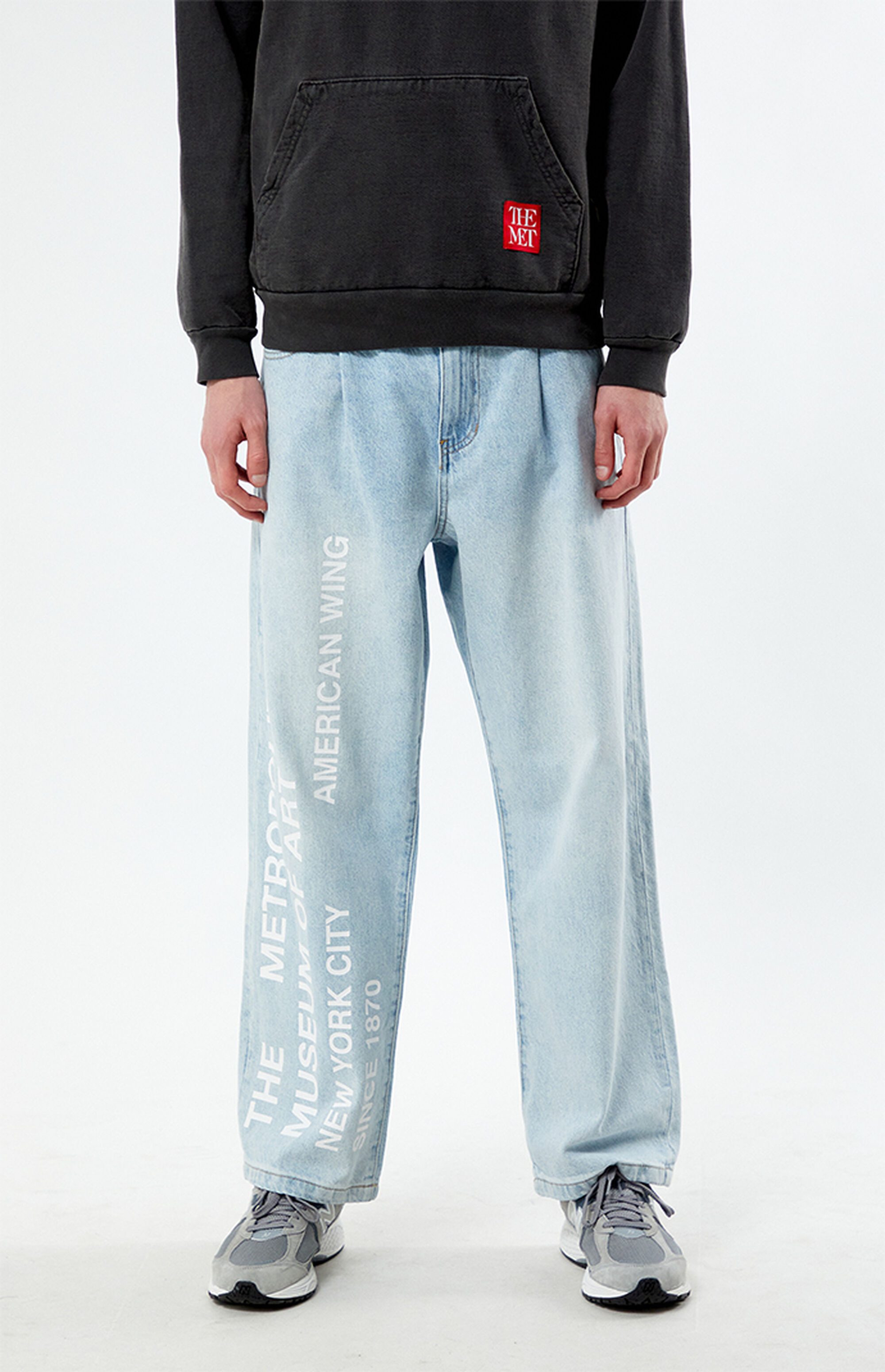 The Met x PacSun Baggy Graphic Jeans | PacSun