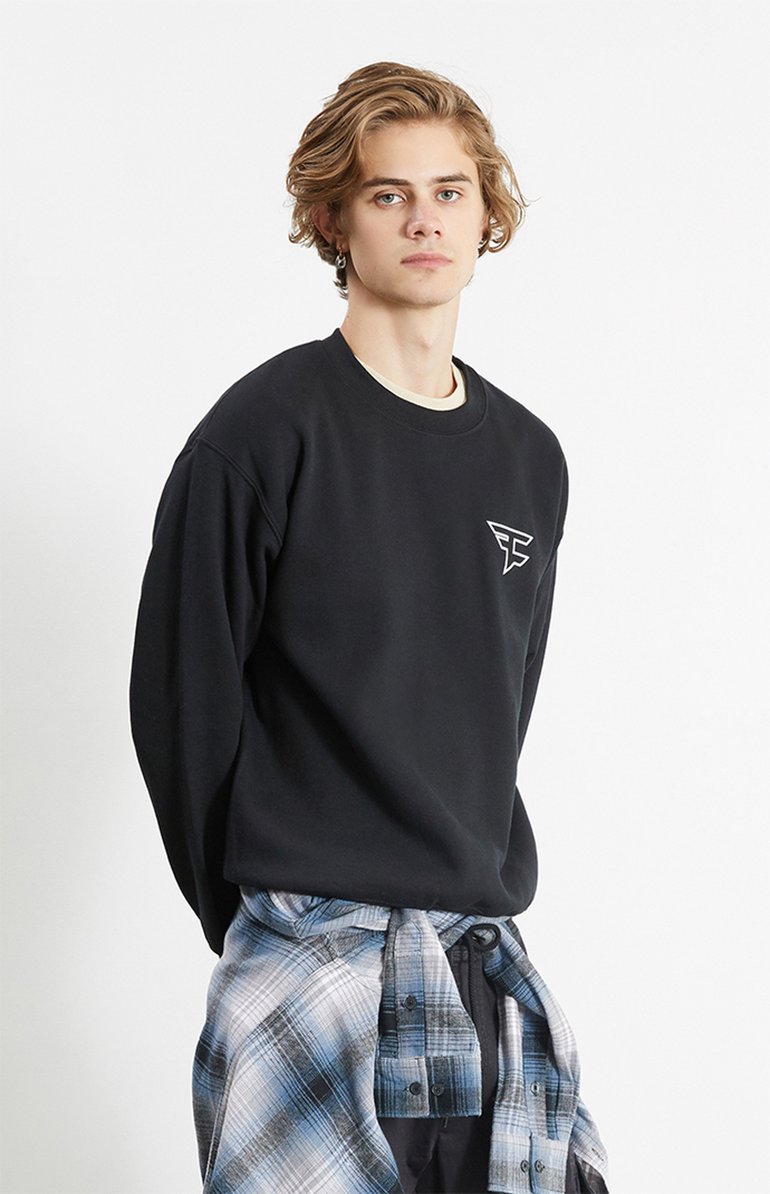 FAZE CLAN Logo Crew Neck Sweatshirt | PacSun