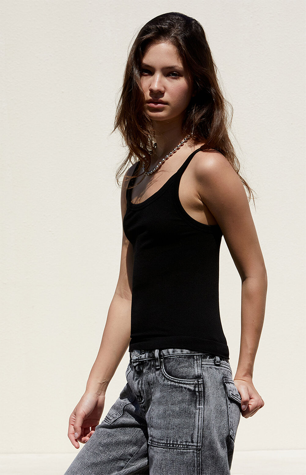 PS Basics by Pacsun Seamless Scoop Tank Top | Pacsun