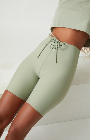 LA Hearts by PacSun Active Lace-Up Bike Shorts | PacSun
