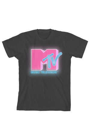 Kids MTV Neon Logo T-Shirt | PacSun