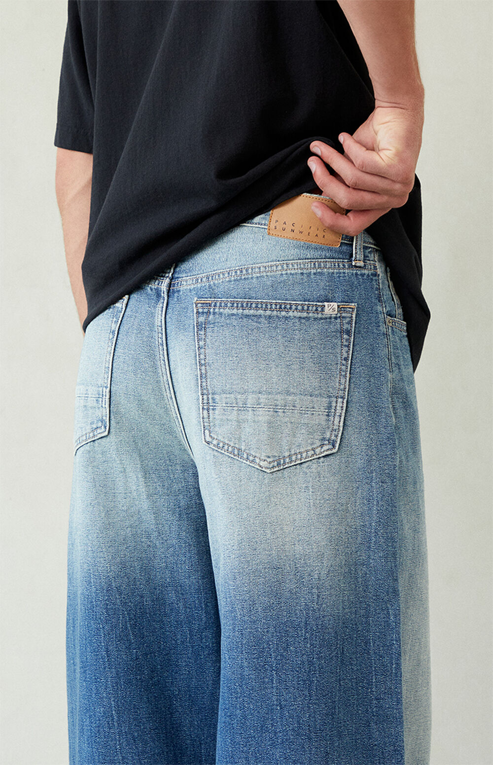 Pacsun Ryder Ultra Baggy Jeans Medium Blue | PacSun