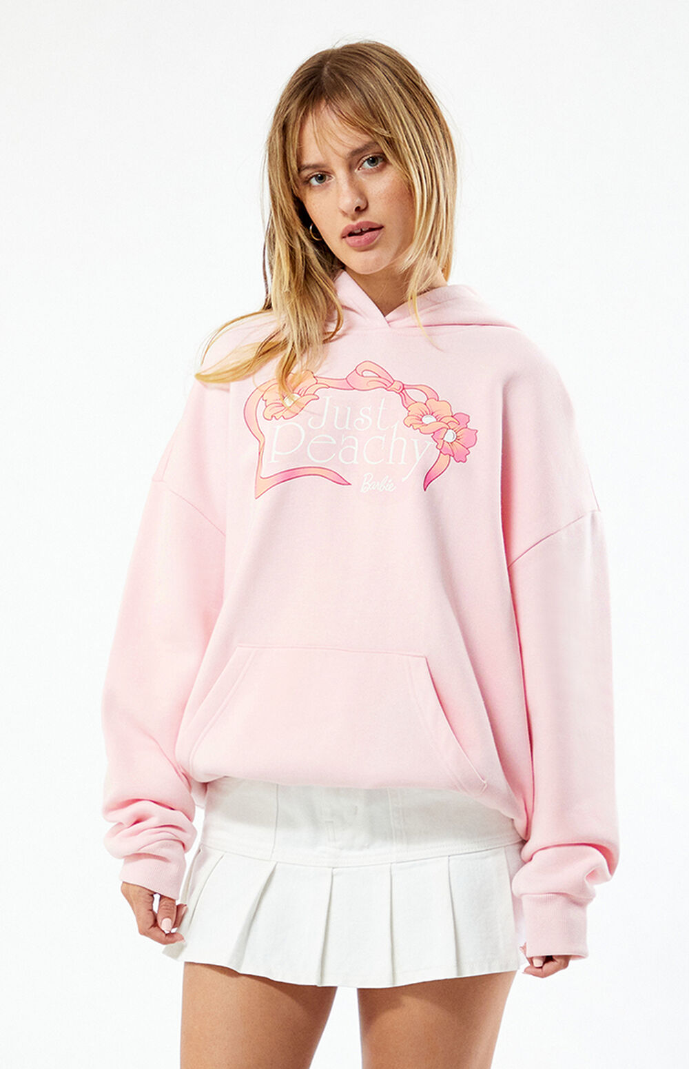 Barbie Just Peachy Hoodie | Pacsun