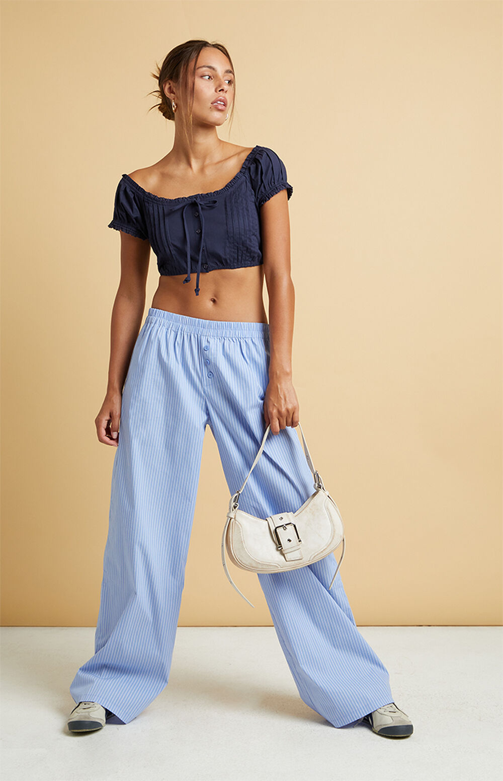 Beverly and Beck Striped Boxer Pants | Pacsun