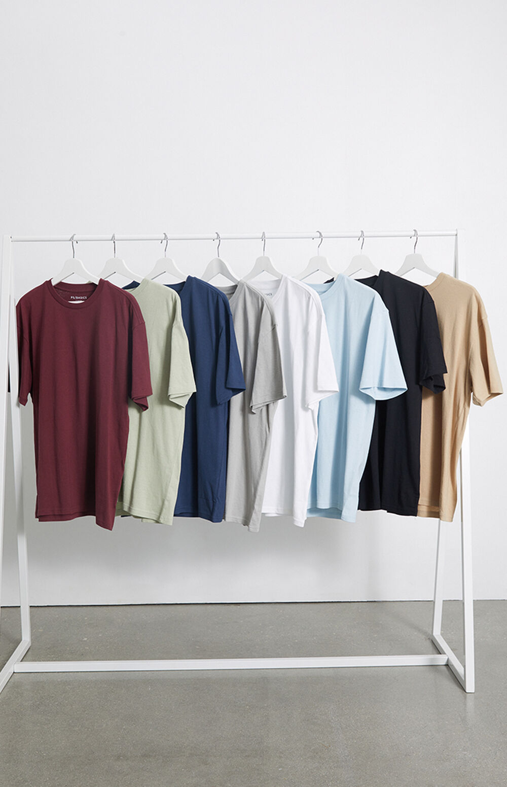 PS Basics 8-Pack Reece Seasonal Regular T-Shirts | PacSun
