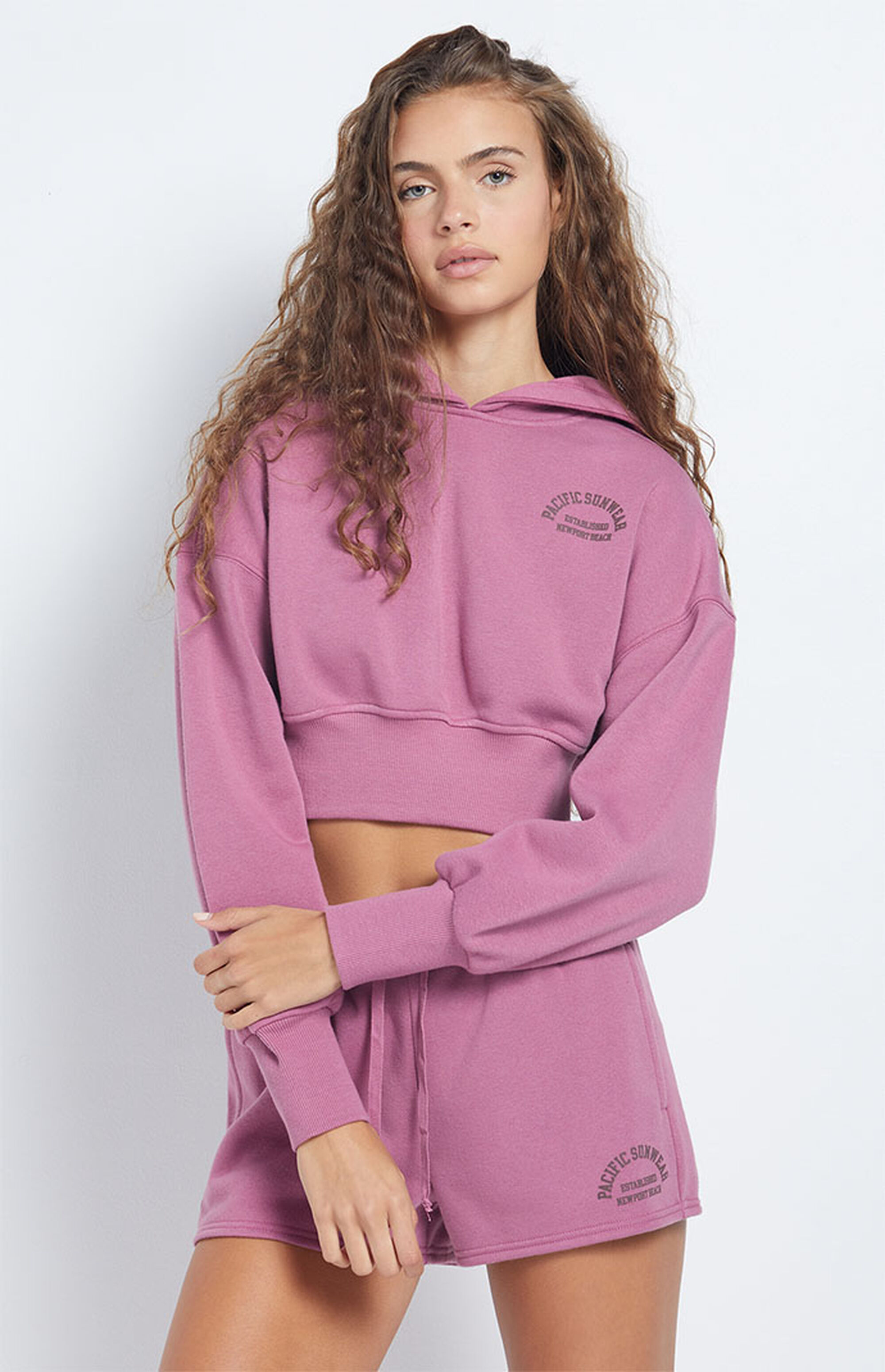 Pacsun Newport Beach Cropped Hoodie | PacSun