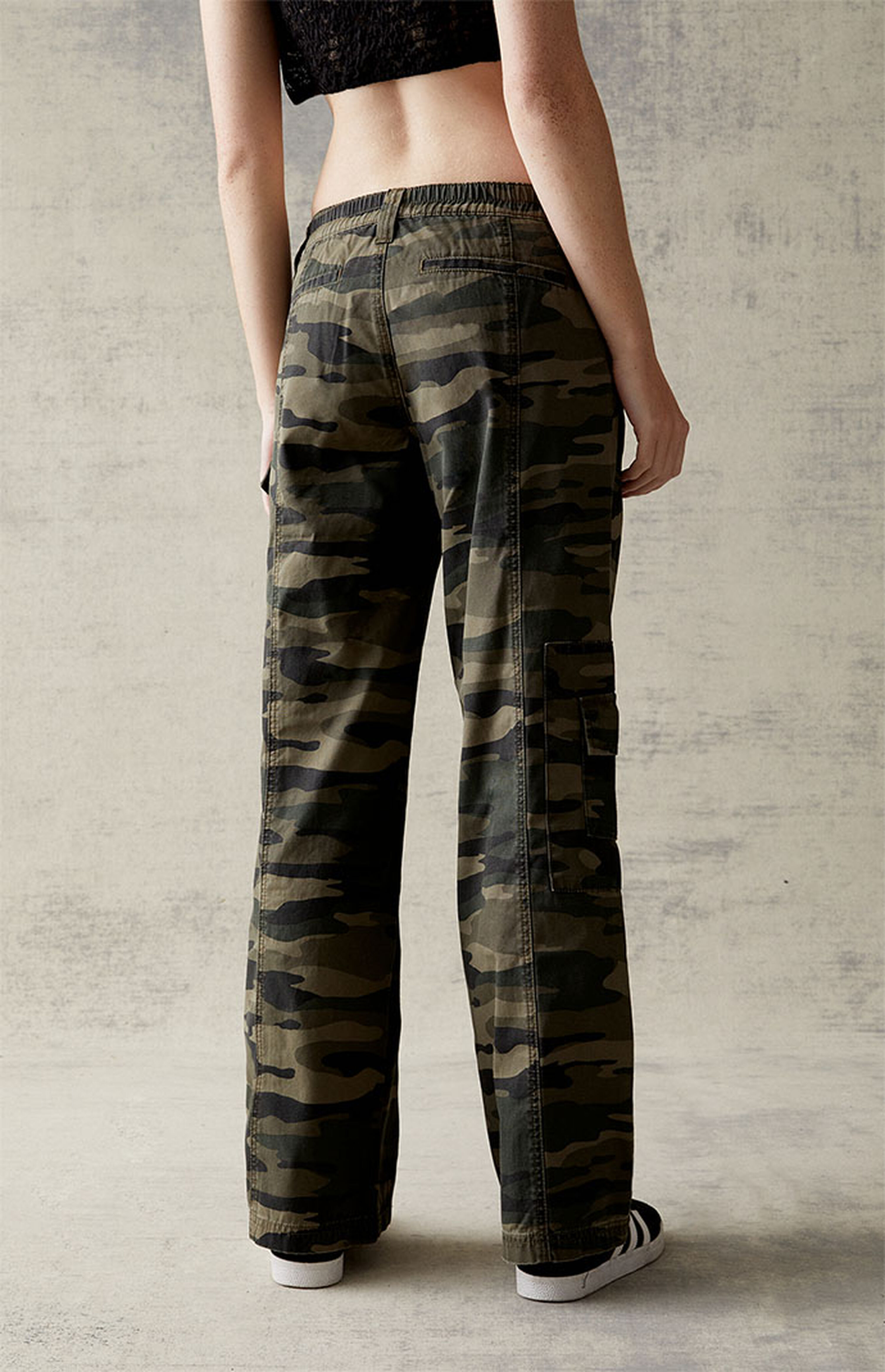 Pacsun Camouflage Lightweight Low Rise '90s Cargo Pants | PacSun