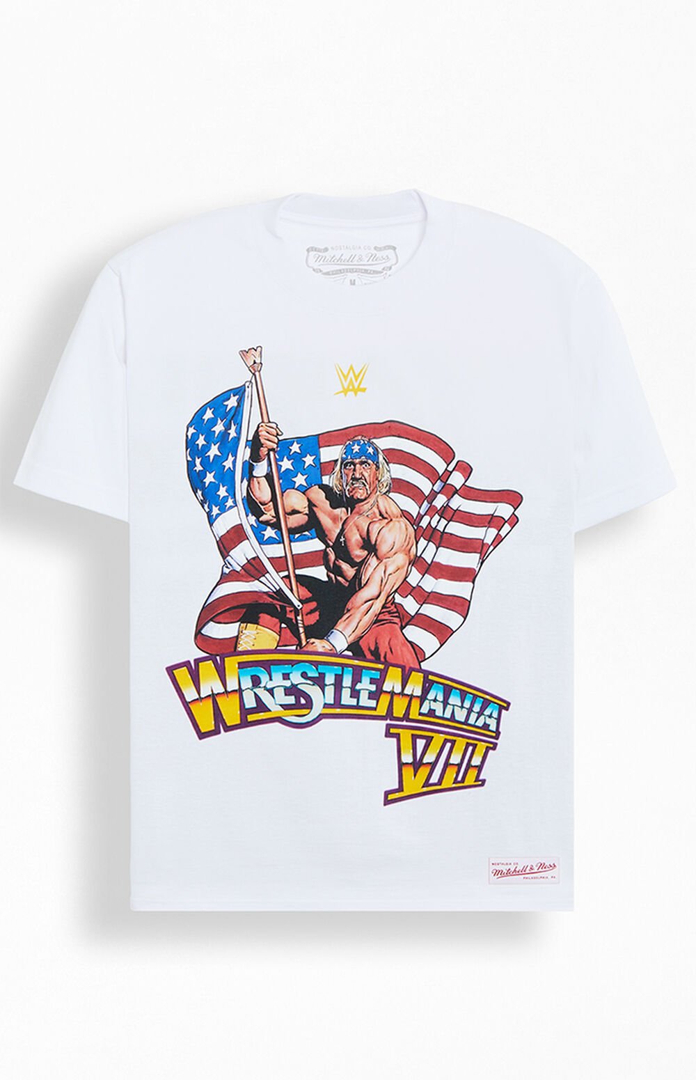 Mitchell & Ness WWE Throwback Wrestlemania Hulk Hogan Oversized T-Shirt | Pacsun