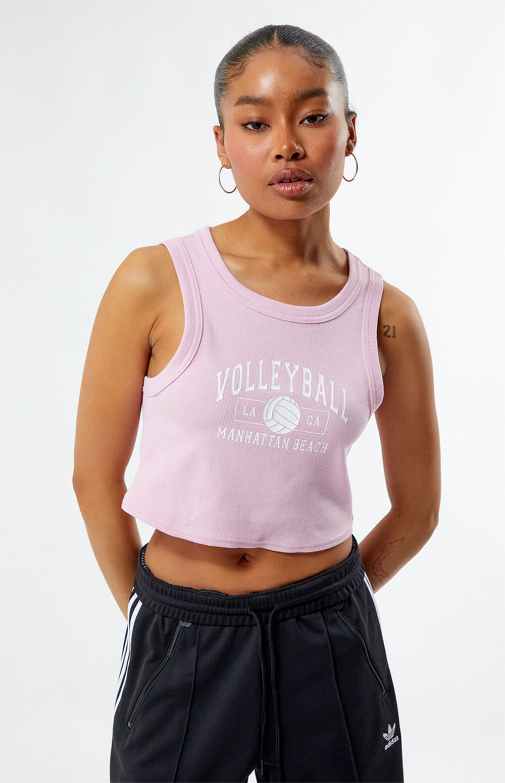 Pacsun Volleyball Ribbed Tank Top | Pacsun