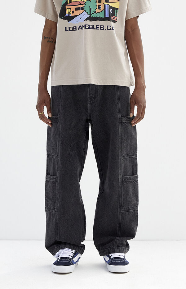 Pacsun Black Baggy Cargo Jeans | PacSun