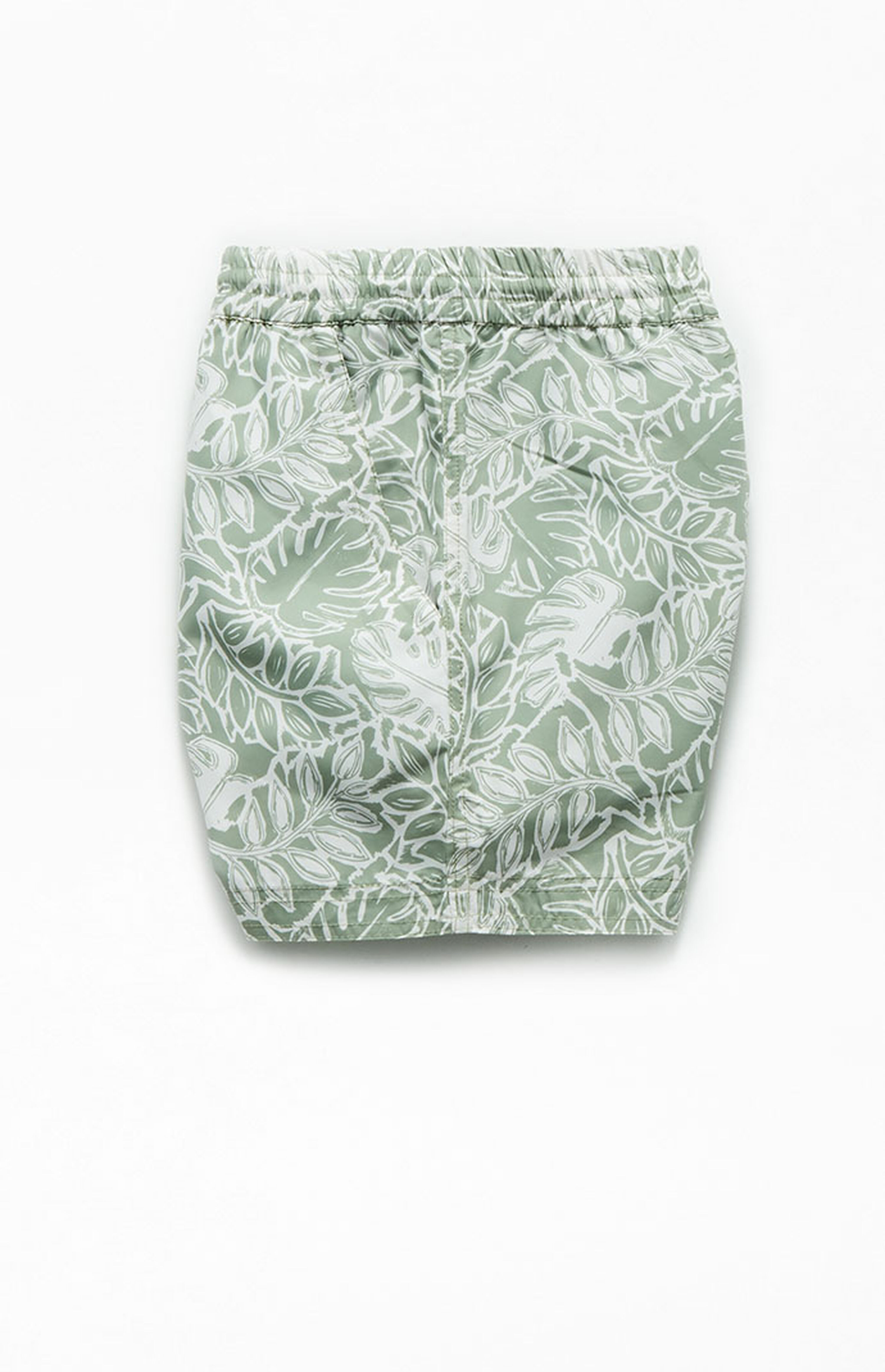 South Beach Leaf 15" Swim Trunks | PacSun
