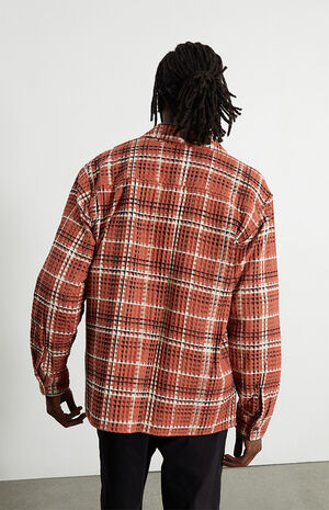 Pacsun Red Textured Shacket | PacSun