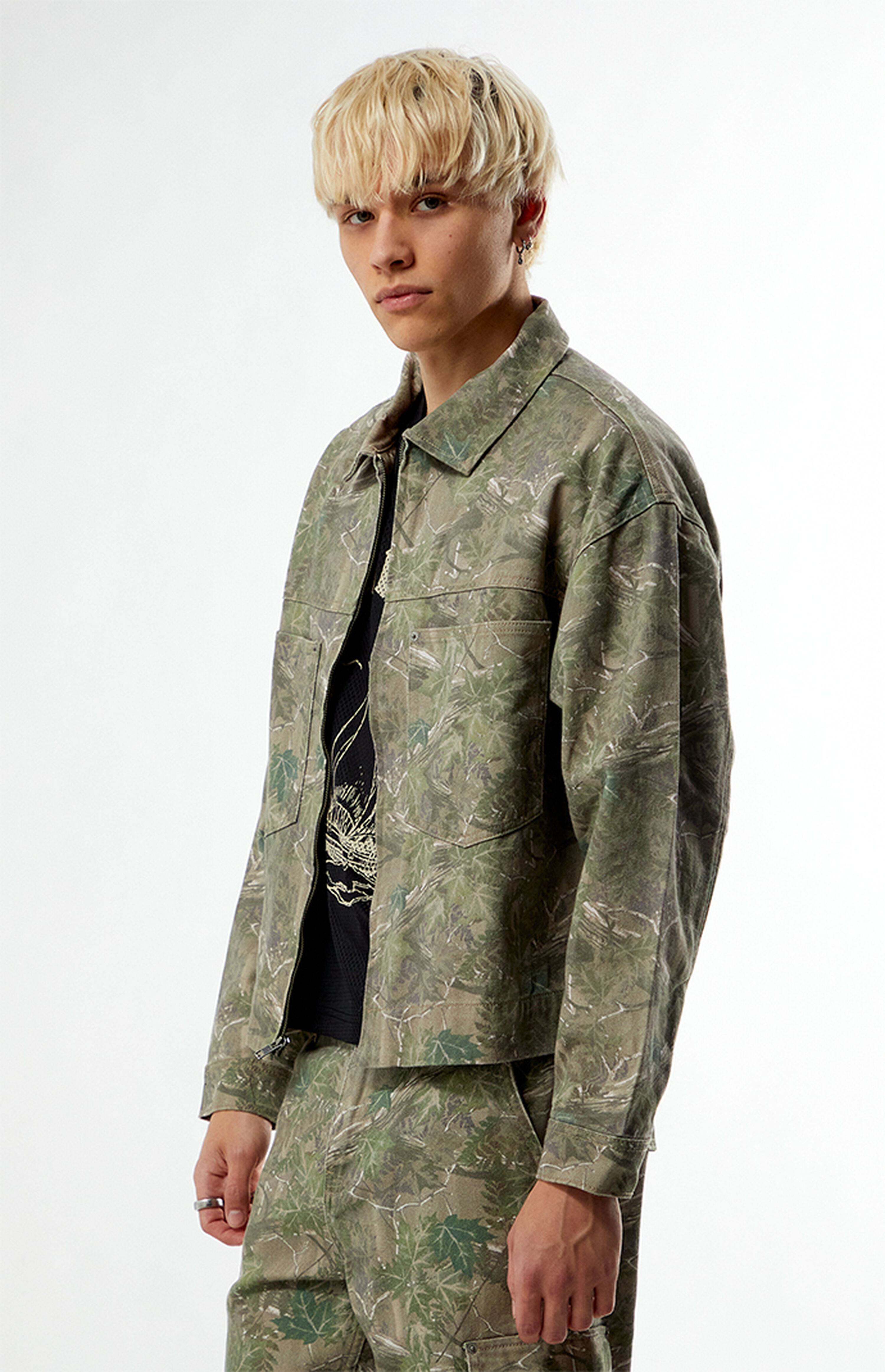 Pacsun Camo Billie Gas Jacket | Pacsun