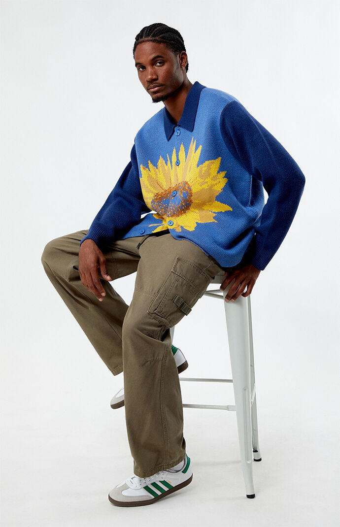 PacSun Sunflower Button Sweater | PacSun PacSun Sunflower Button Sweater | PacSun