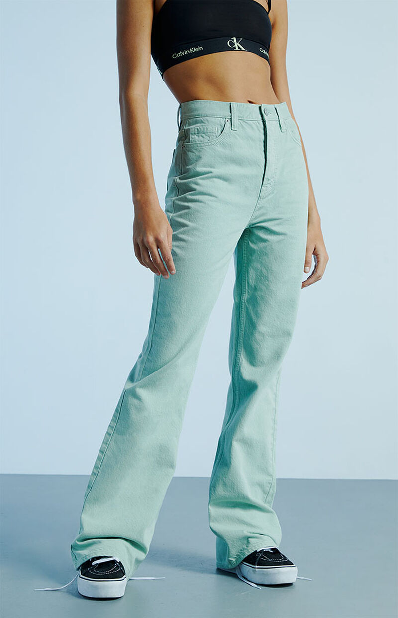 Pacsun Eco Aqua High Waisted Bootcut Jeans | PacSun