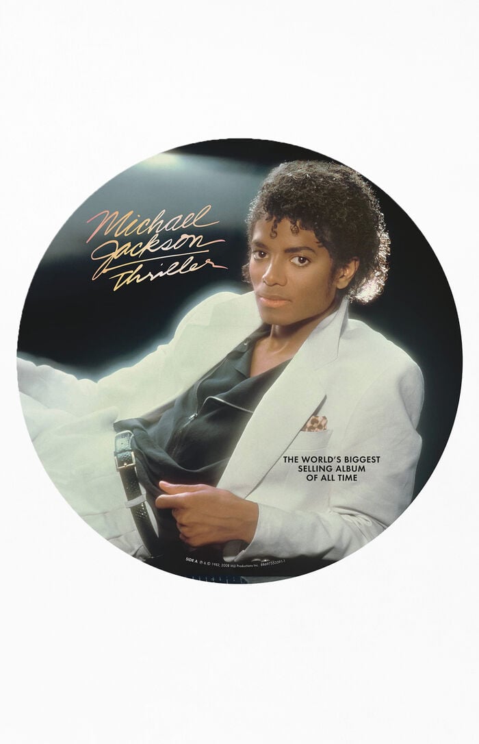 Michael Jackson Thriller Vinyl Record (Picture Disc Vinyl) | Pacsun