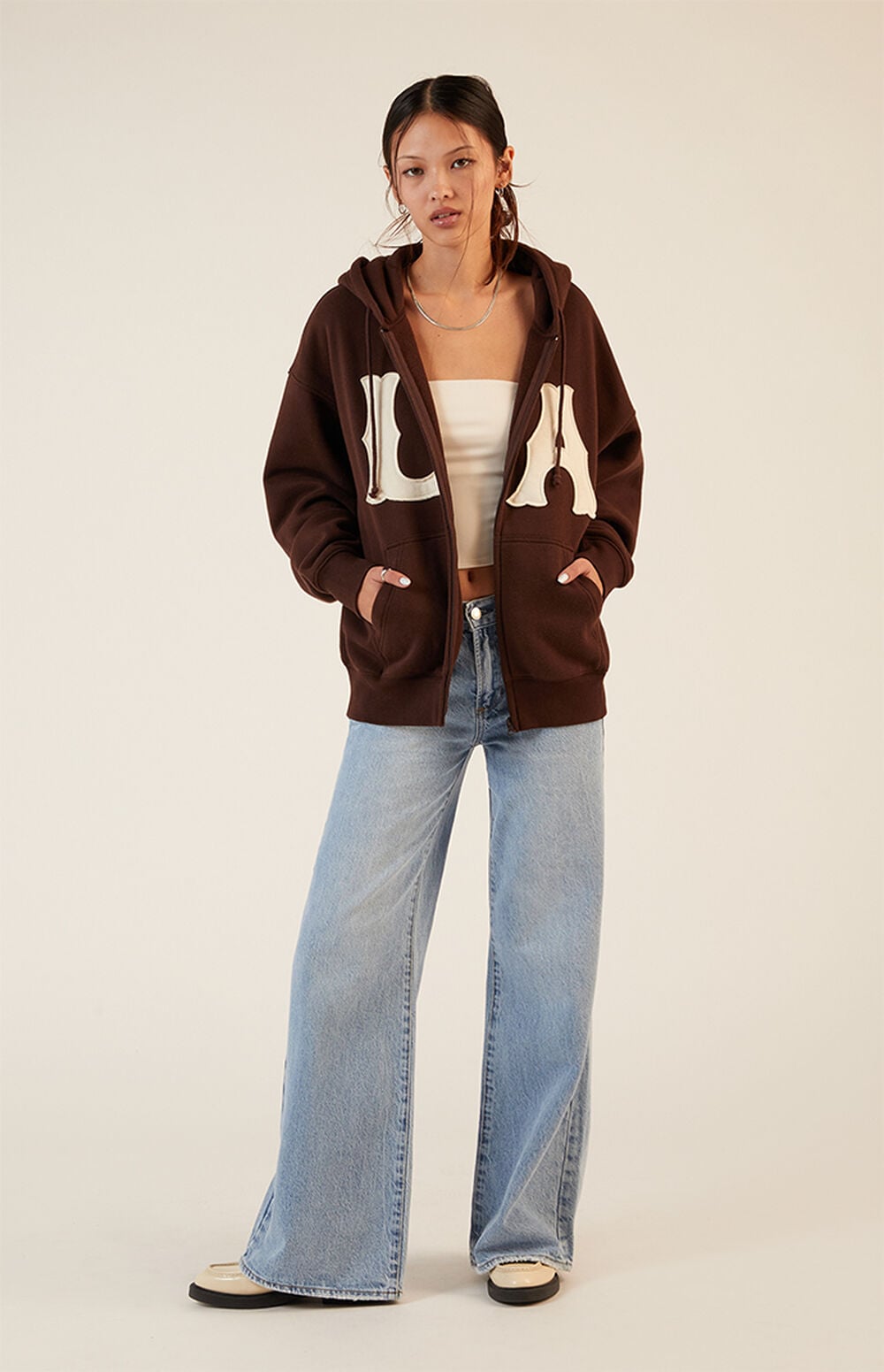 Pacsun LA Zip Up Hoodie | Pacsun