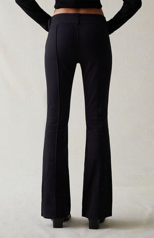 Pacsun Stretch Black Low Rise Flare Pants | PacSun