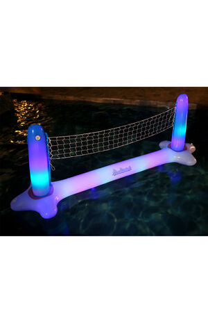 PoolCandy Inflatable Illuminated LED Volleyball Game Set | Pacsun