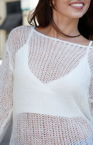 see through sweater