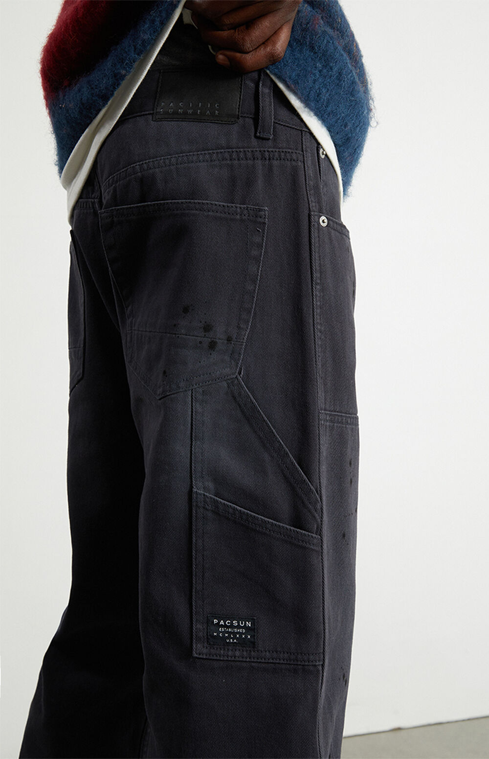 Pacsun Black Wash Baggy Jeans | PacSun
