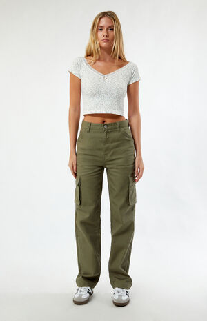 Pacsun Seaweed Cargo Dad Pants | PacSun