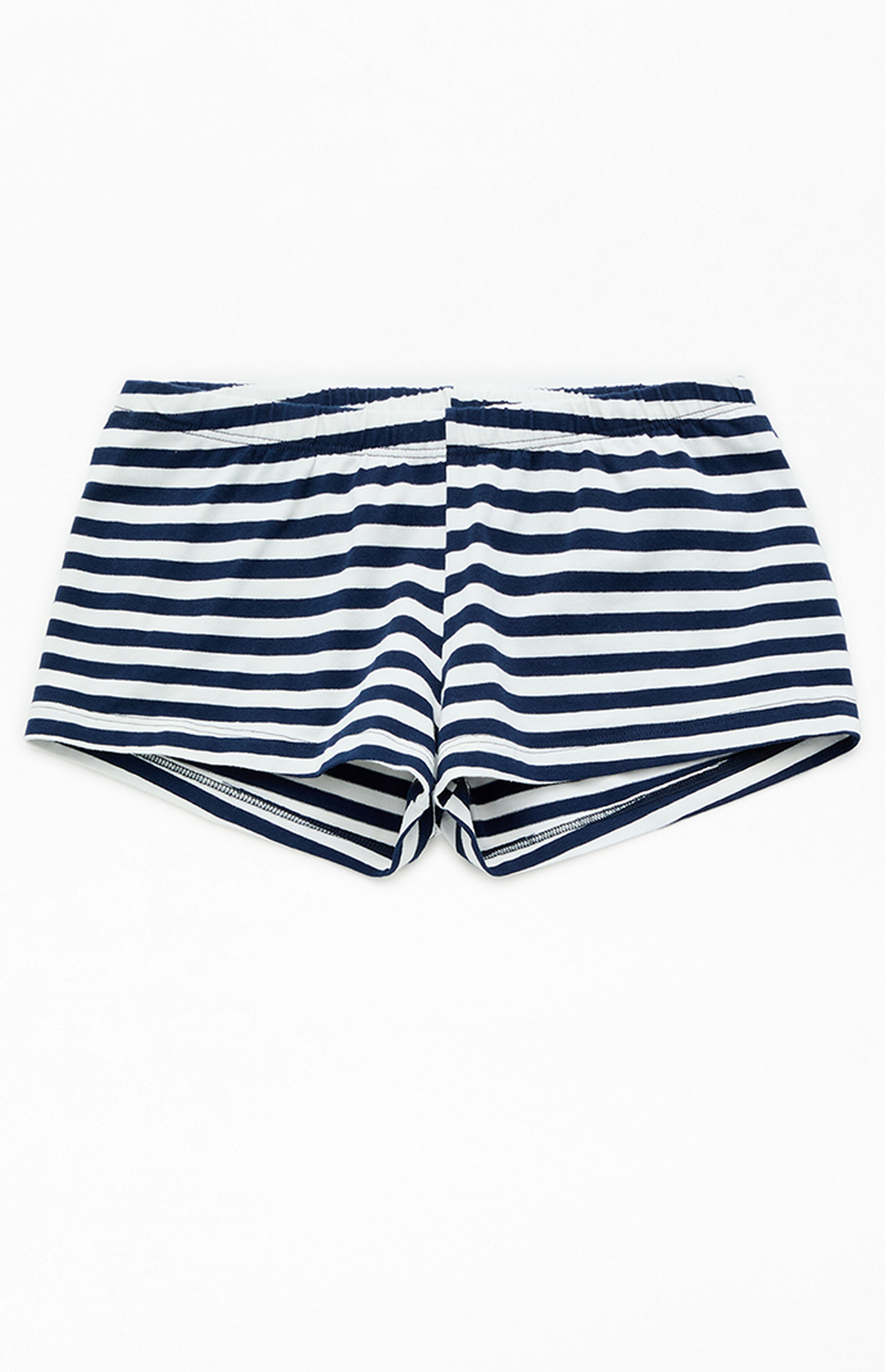 John Galt Blue & White Striped Boxer Boyshorts | PacSun