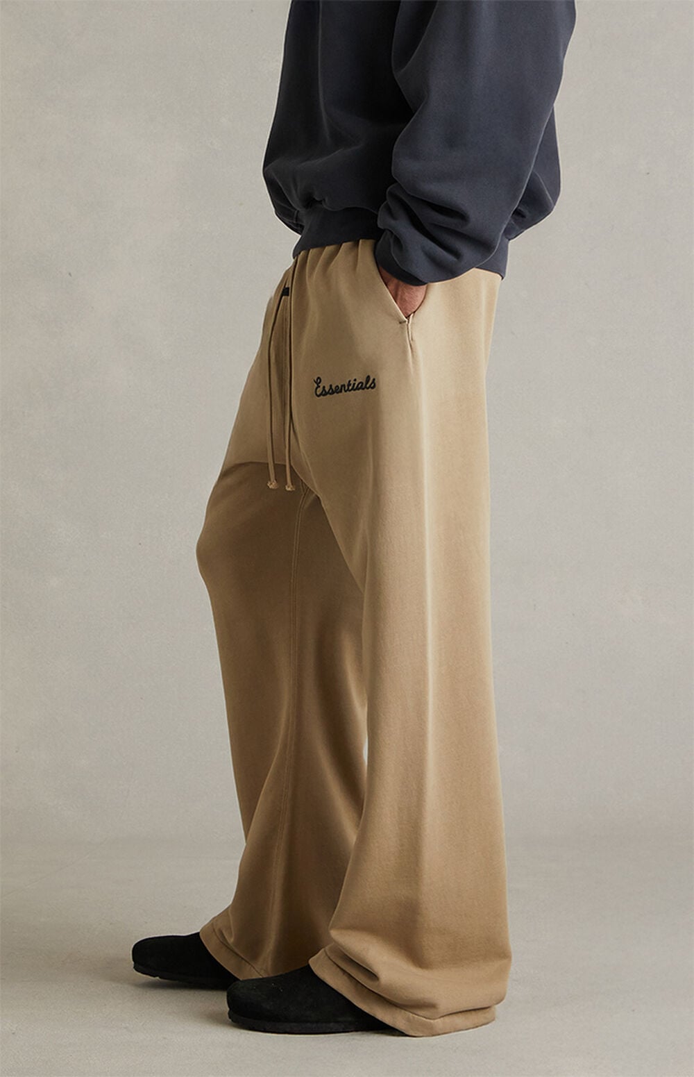 Fear of God ESSENTIALS Faded Dune Training Classic Flare Sweatpants ...