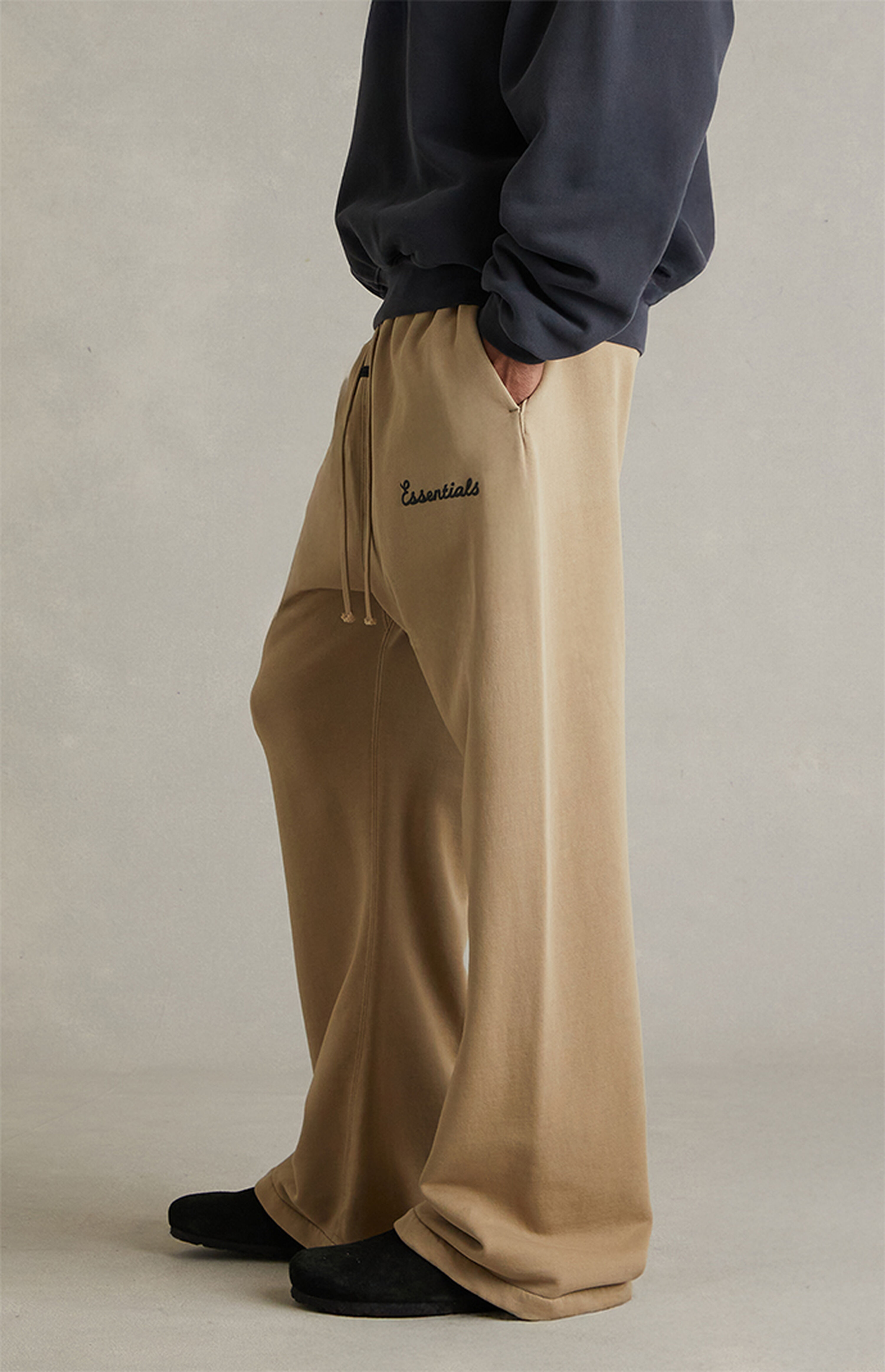 Fear of God ESSENTIALS Faded Dune Training Classic Flare Sweatpants ...