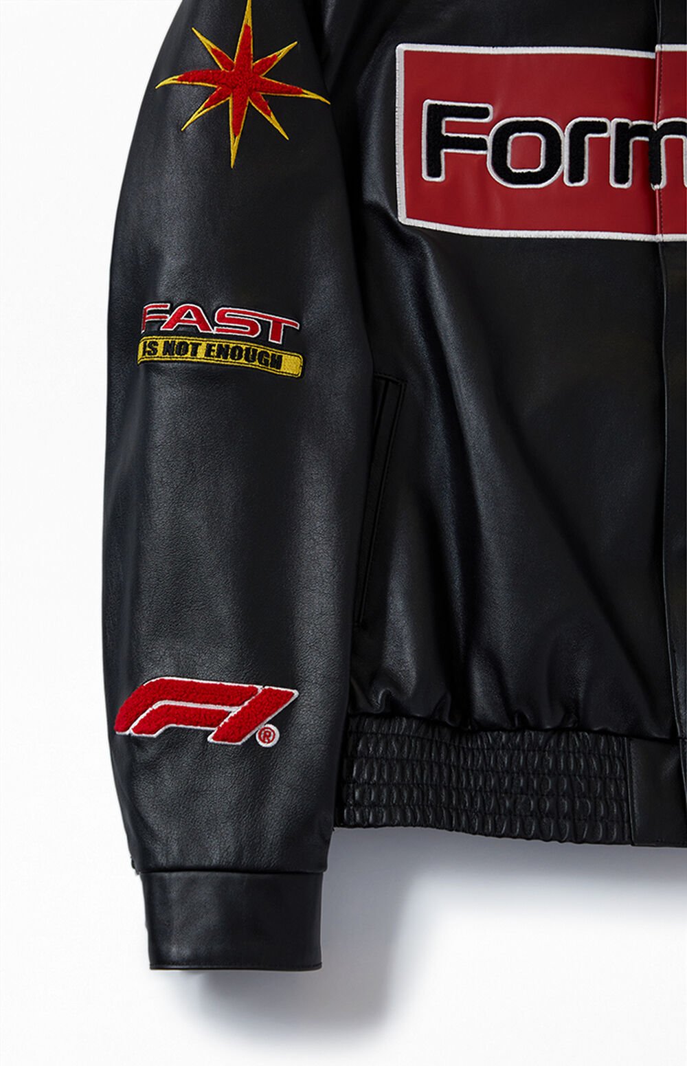 Jeff Hamilton x Formula 1 x PacSun Full Leather Racing Jacket | PacSun