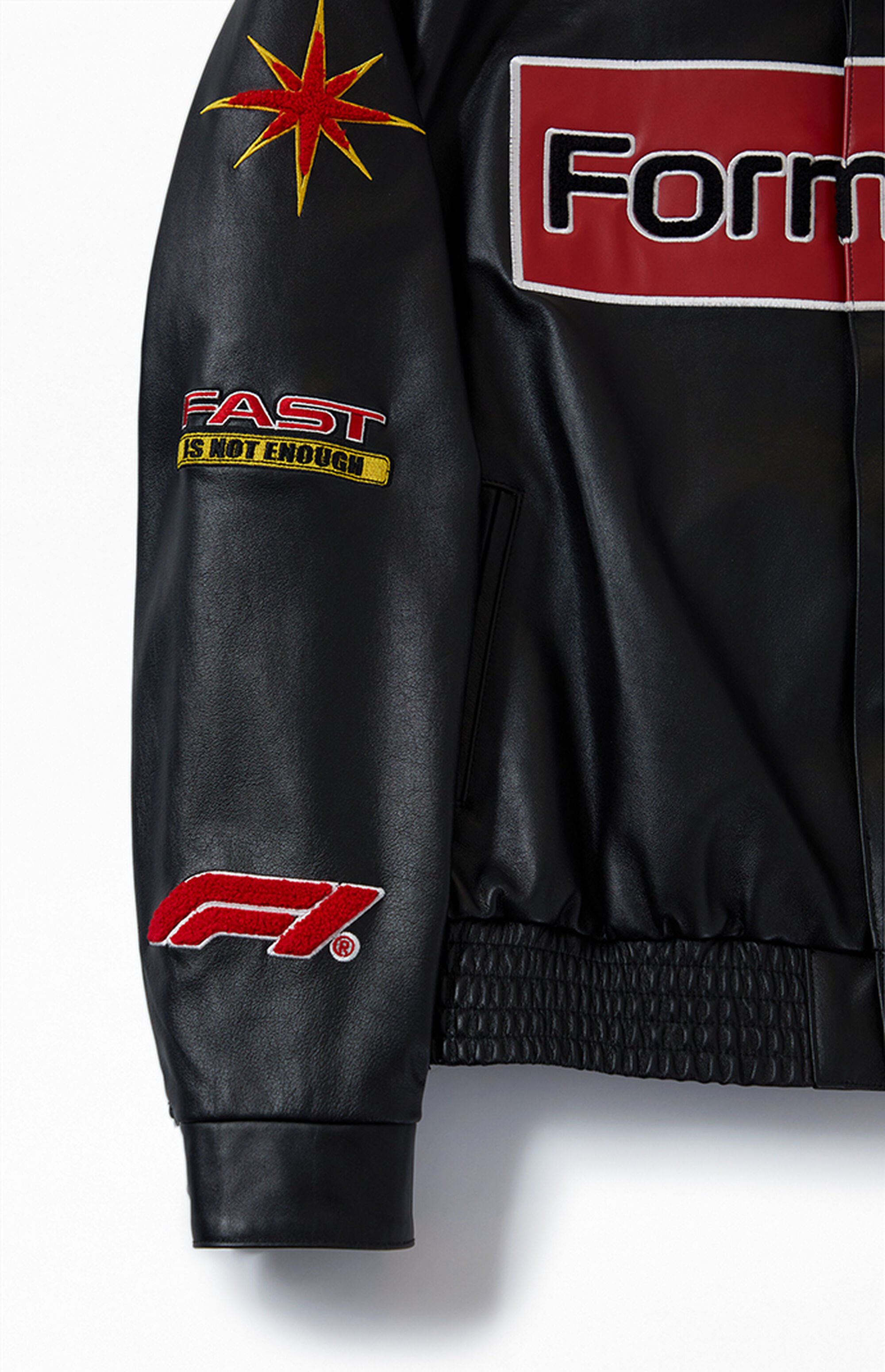 Jeff Hamilton x Formula 1 x PacSun Full Leather Racing Jacket | PacSun