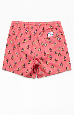 Bermies Eco Surfing Monkeys Classic 14.5" Swim Trunks | PacSun
