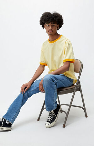 Pacsun Yellow Ringer T-Shirt | PacSun