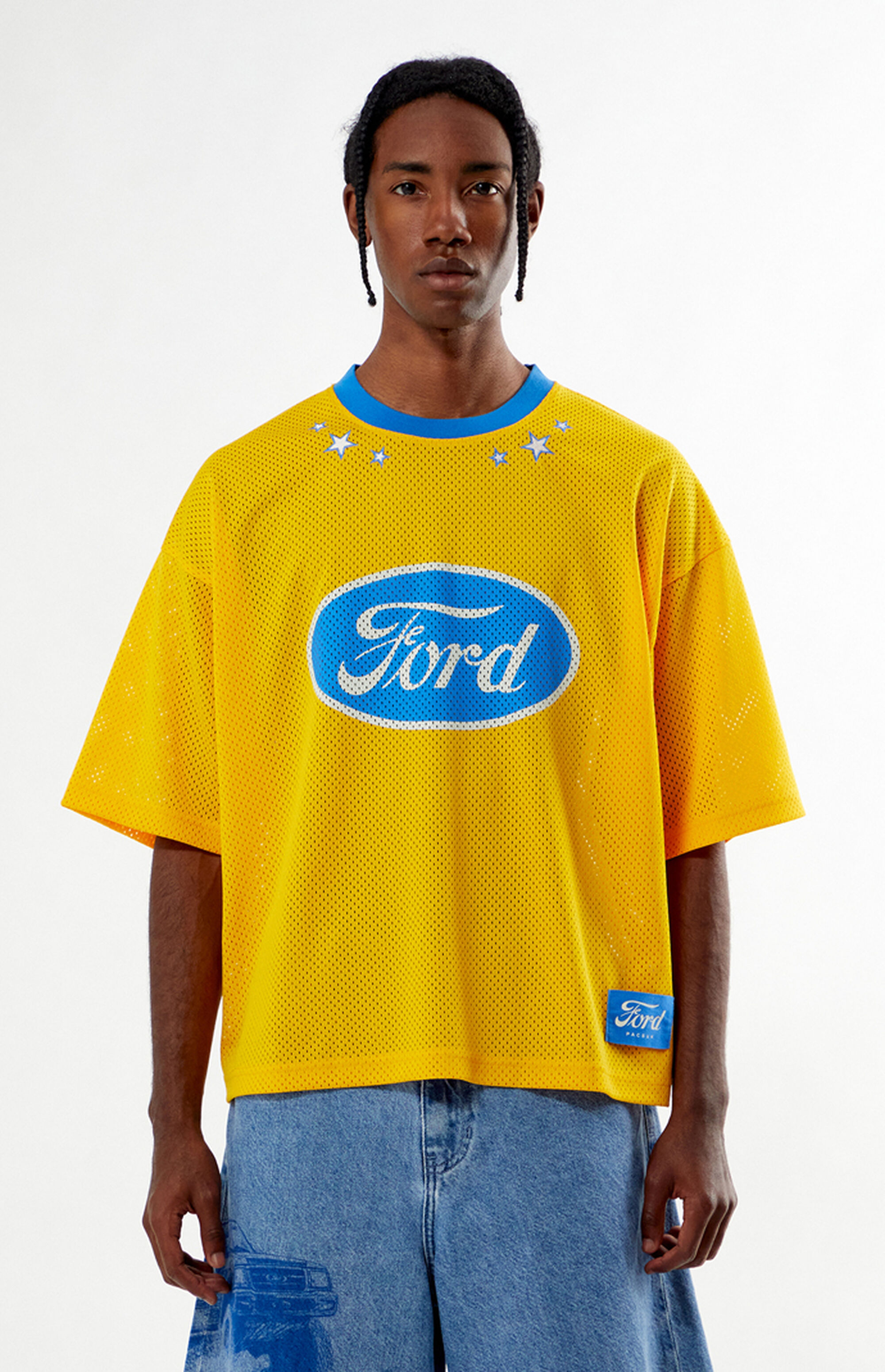 FORD Logo And Stars Mesh Jersey | Pacsun